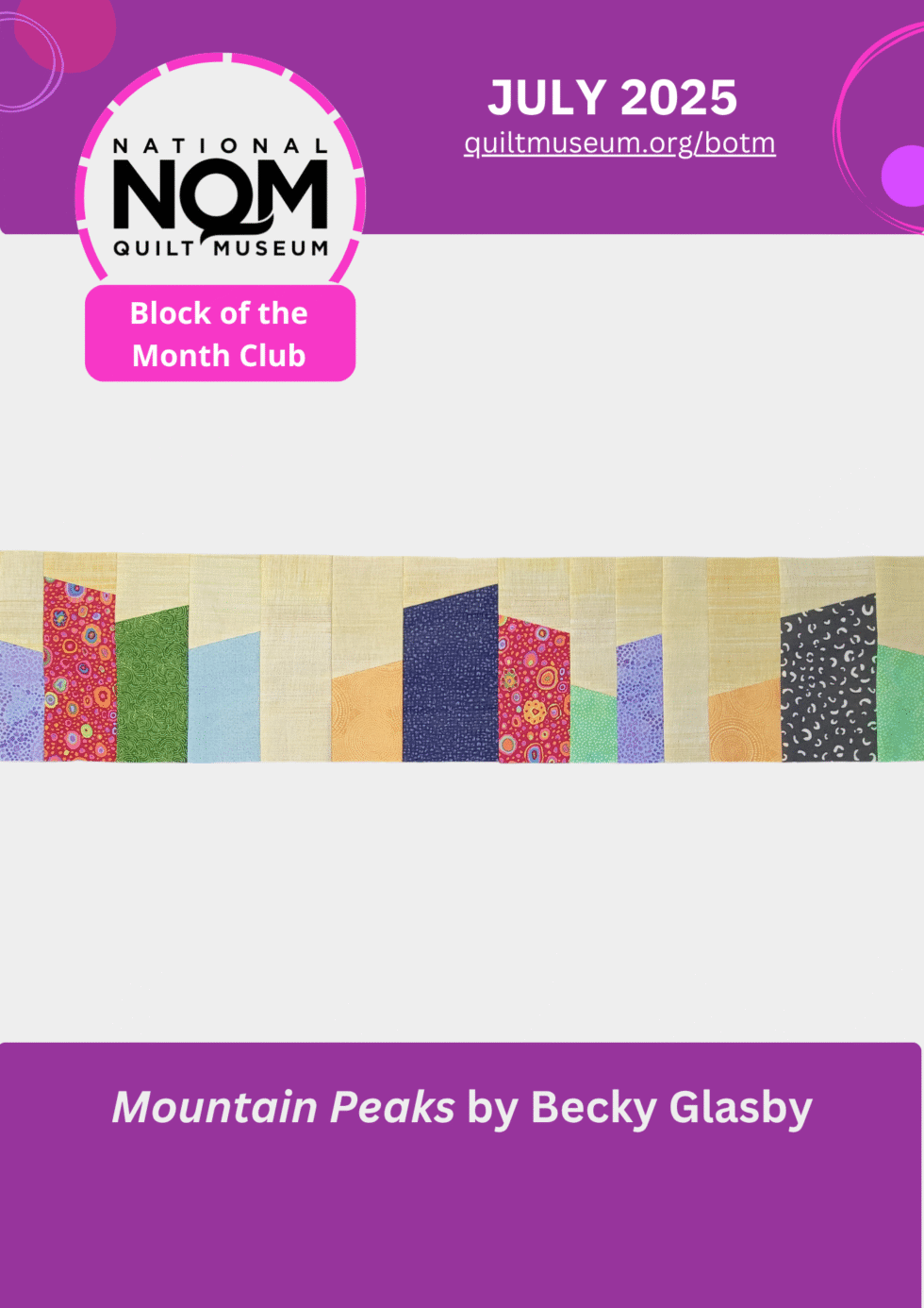 Block of the Month Patterns – National Quilt Museum